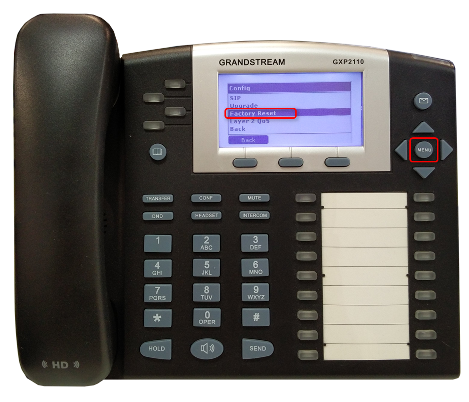 Resetowanie telefonów Grandstream | voip24sklep.pl - Better communication